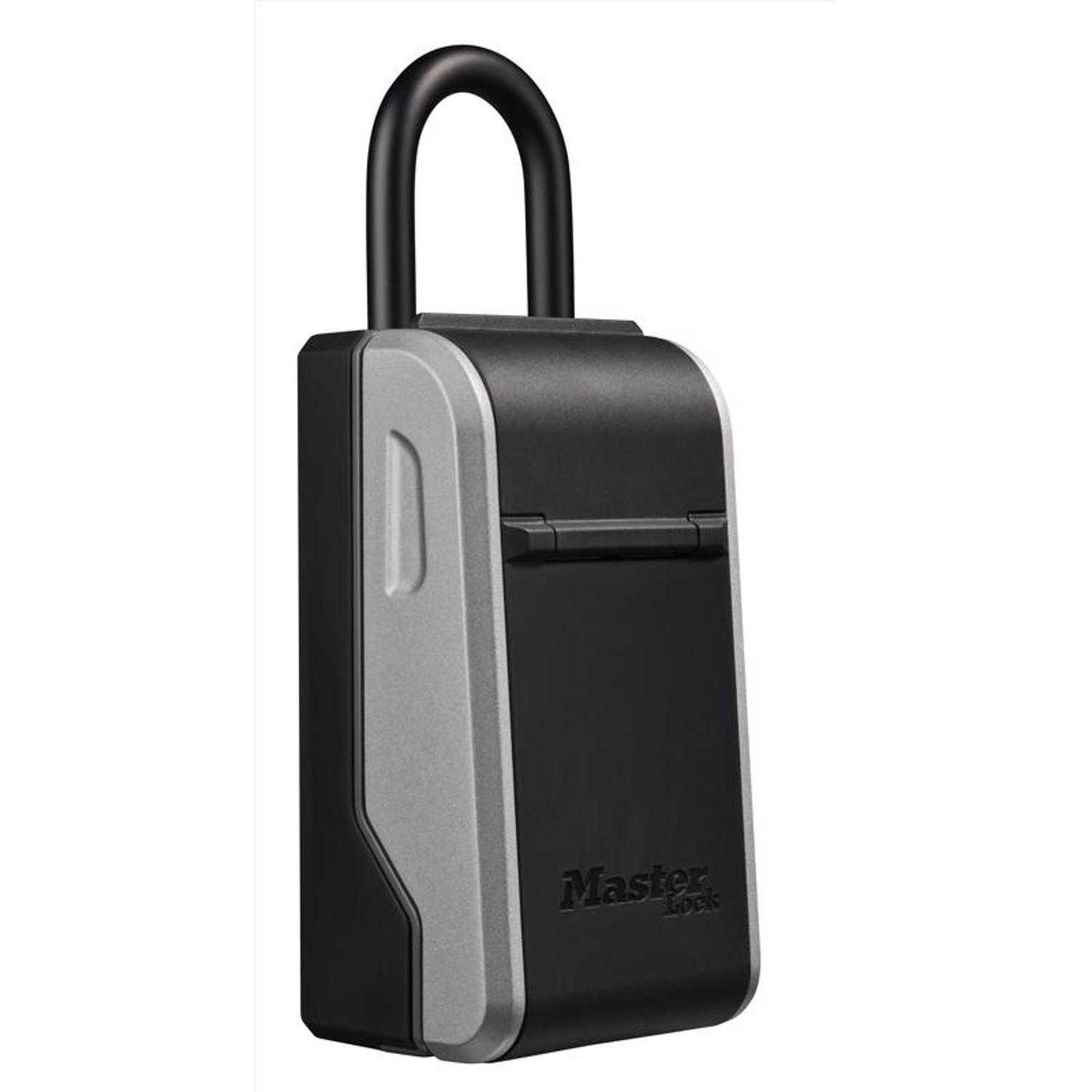 Master lock Portable Lock Box 5.4 in. H X 3 in. W X 5 in. L Metal 4 ...