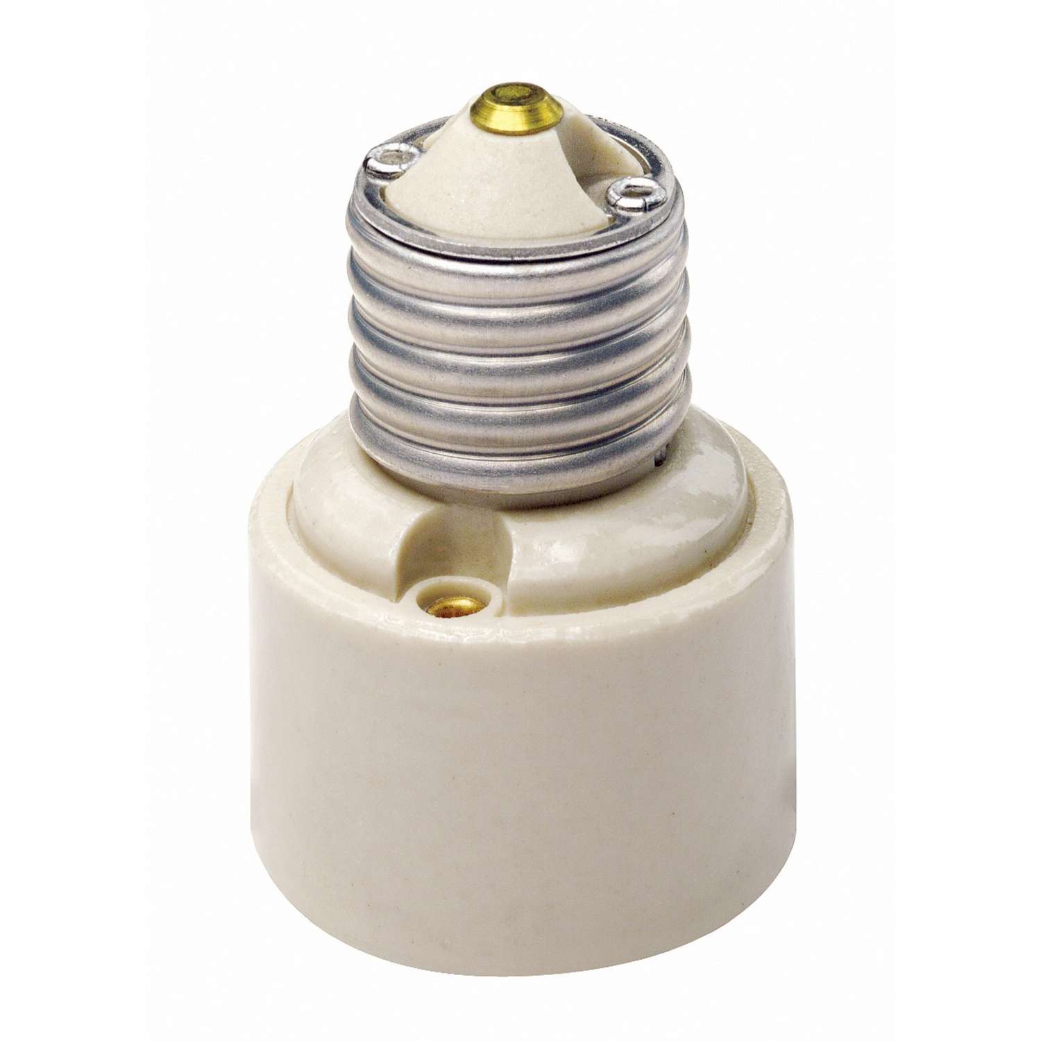 Leviton Aluminum Incandescent Medium Base Socket Adapter 1 pk - Ace ...