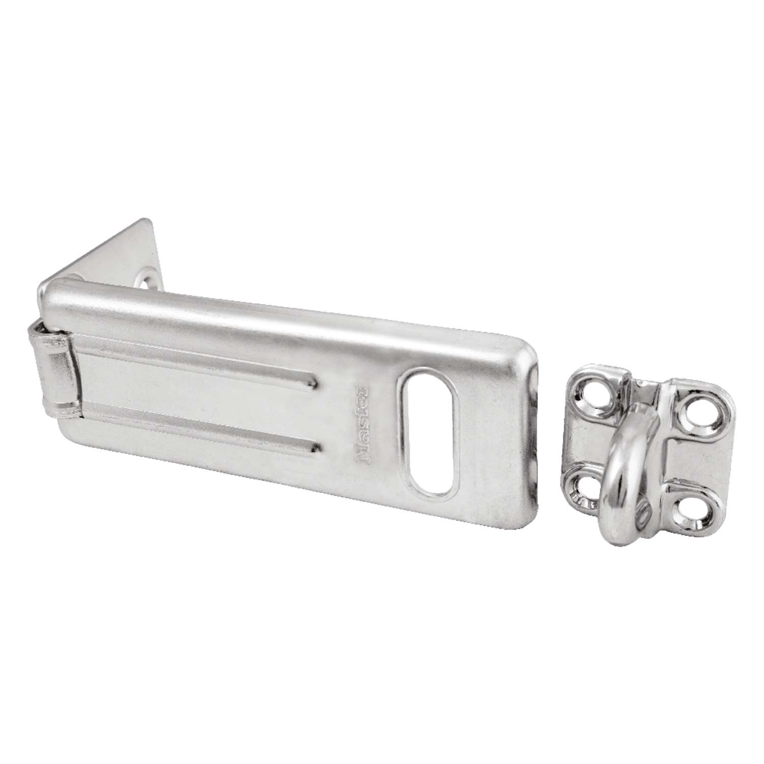 Master Lock Zinc-Plated Hardened Steel 4-1/2 in. L Hasp 1 - Ace Hardware