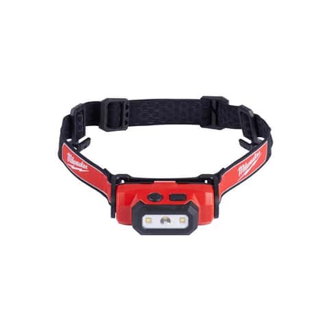 Milwaukee Redlithium 475 lm Black/Red LED Head Lamp Mfr# 2163-21 - Ace ...