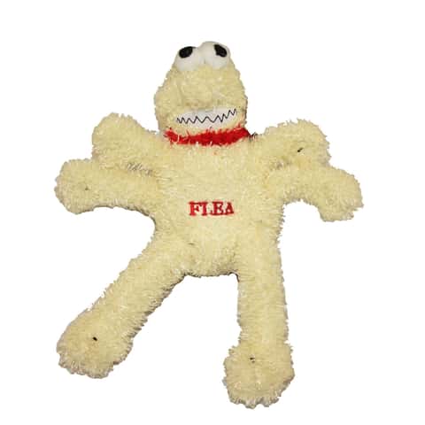 Multipet Cuddle Buddies Multicolored Plush Flea Dog Toy Small 1 pk ...