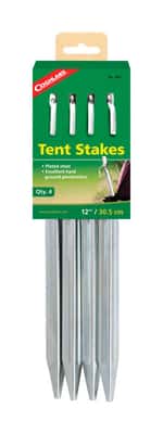 Coghlan's Silver Tent Stakes 12 in. L 4 pk - Ace Hardware