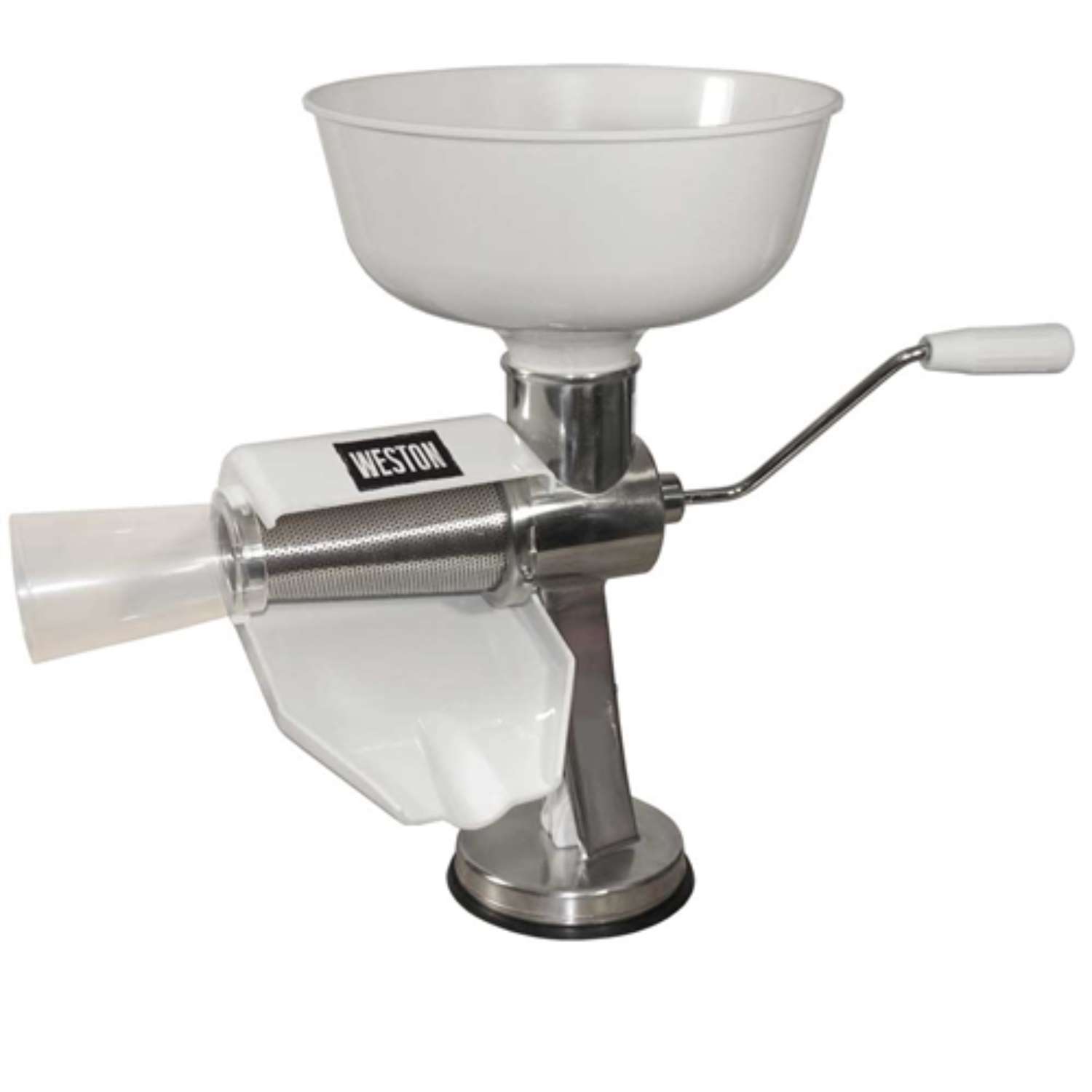 Weston Silver/White Stainless Steel 128 oz Juicer/Strainer Grinder ...