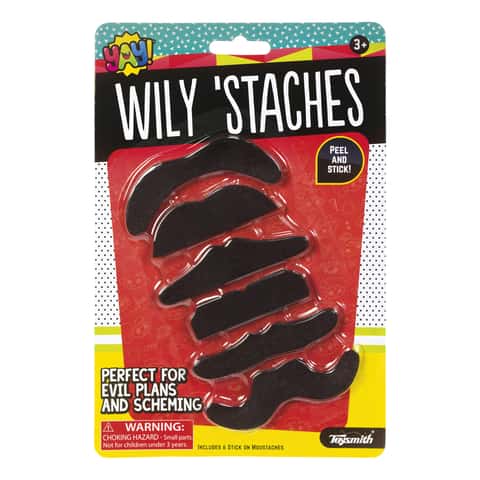 Toysmith Yay! Wily Staches Polyester Black 6 pc - Ace Hardware