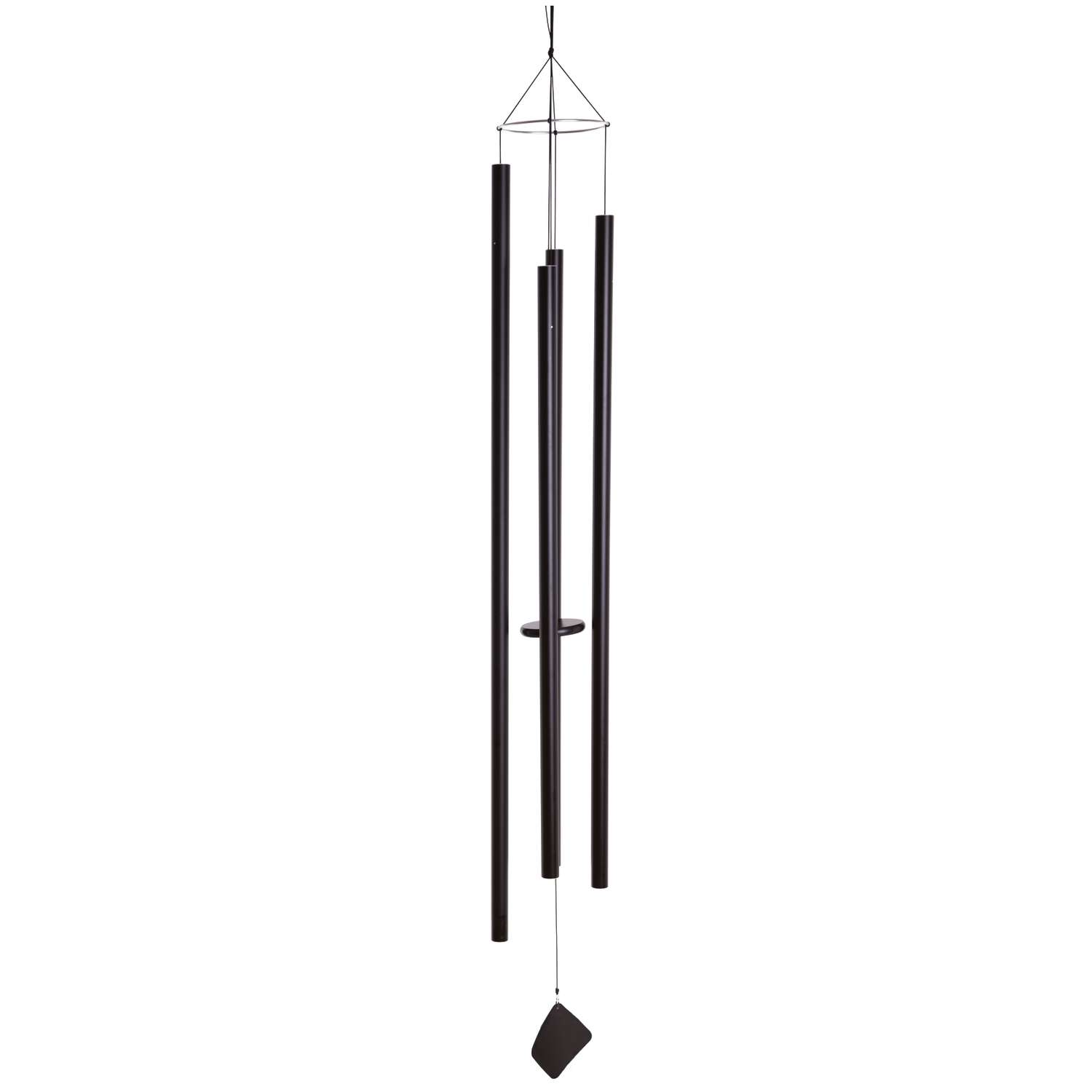 Music of the Spheres, Inc Westminster Black Aluminum 90 in. Wind Chime ...