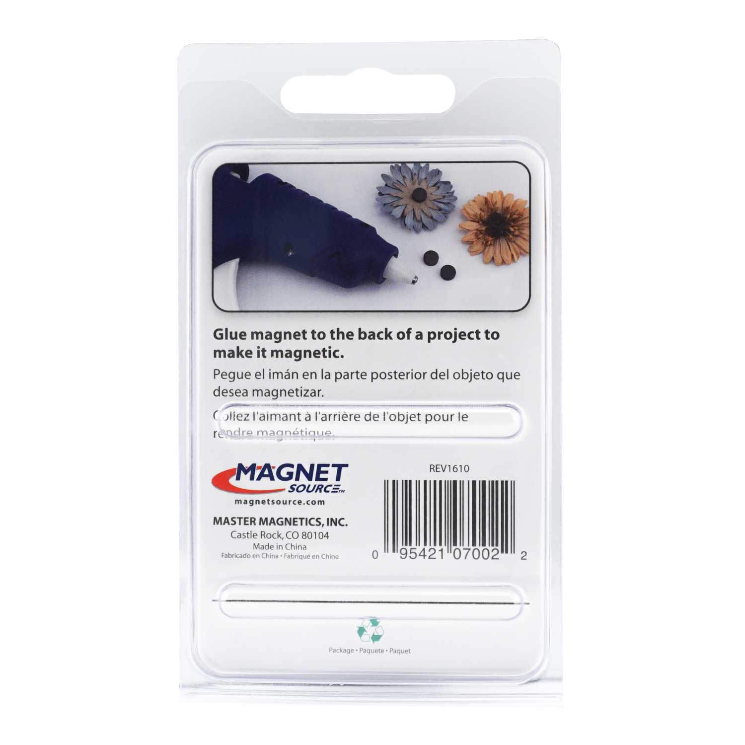 Master Magnetics .187 in. Ceramic Disc Magnets 0.5 lb. pull 3.5 MGOe ...
