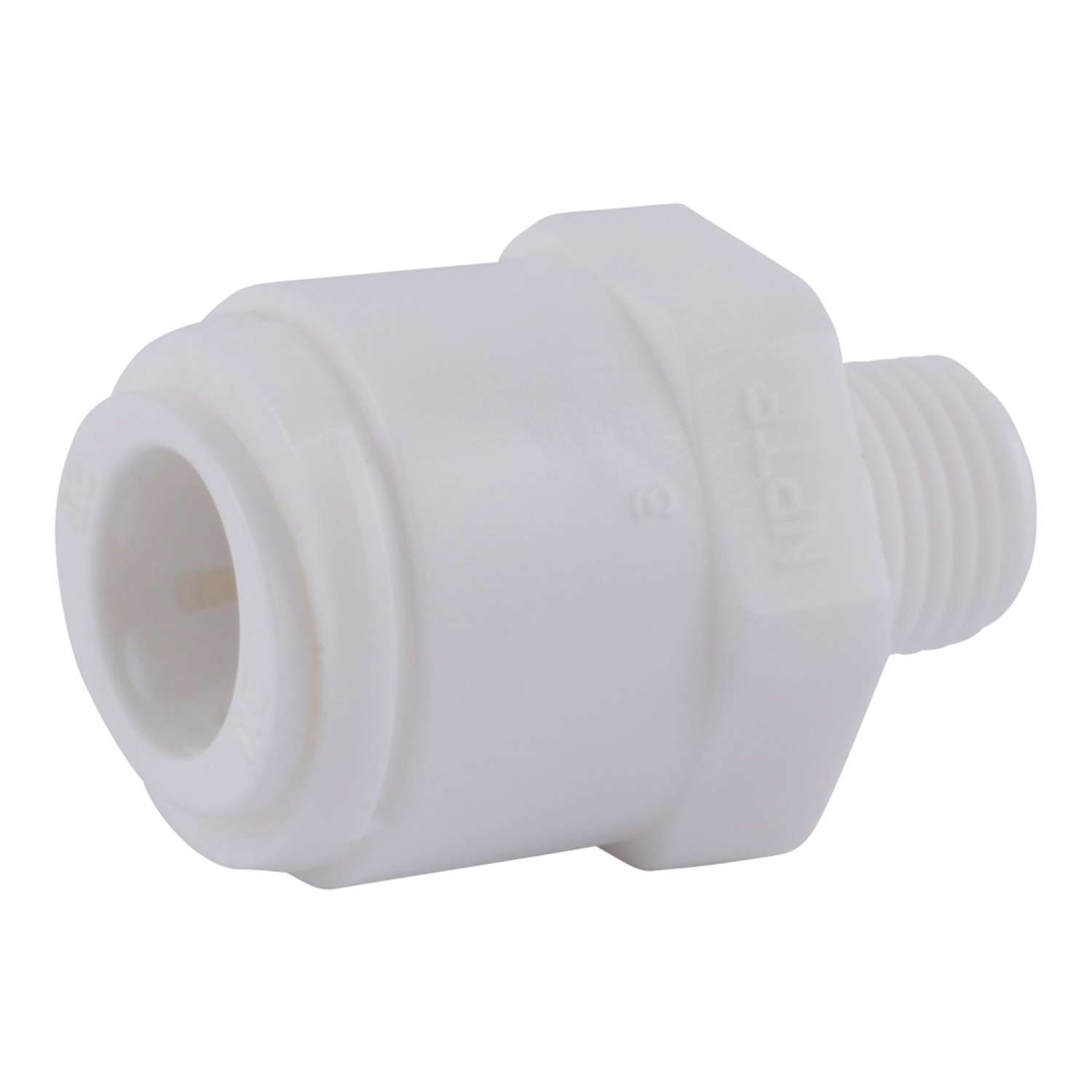 SharkBite Push to Connect 3/8 in. OD x 1/8 in. Dia. MIP Plastic Adapter ...