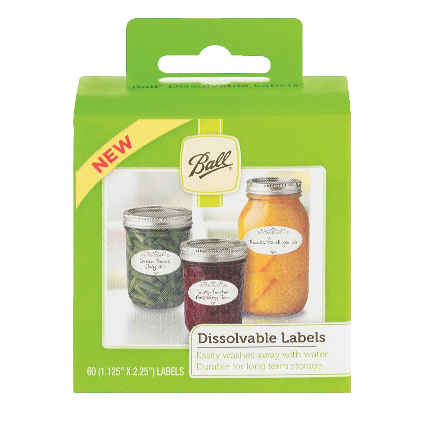 Ball Dissolvable Canning Labels 60 pk - Ace Hardware