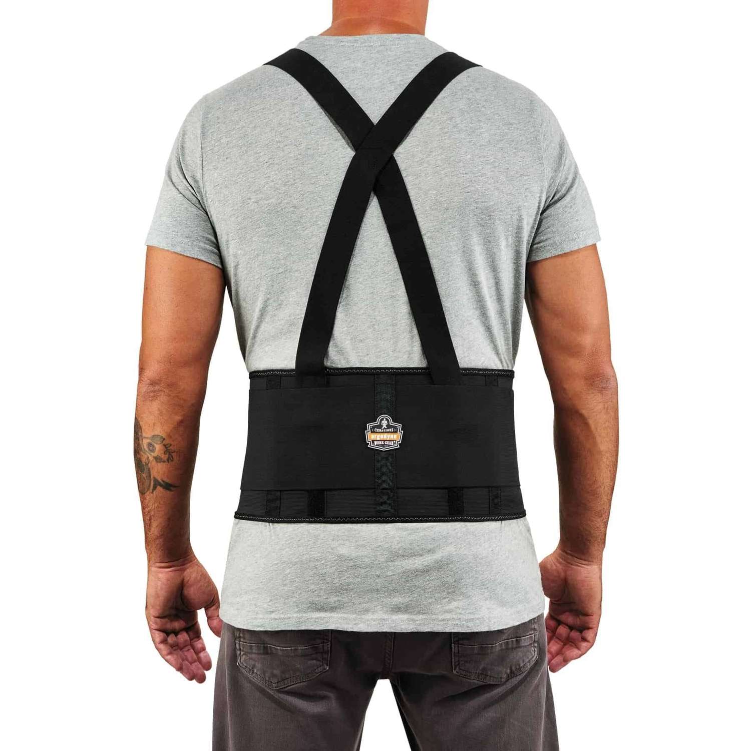 Ergodyne ProFlex 42 in to 46 in. Elastic Back Support Brace Black XXL 1 ...