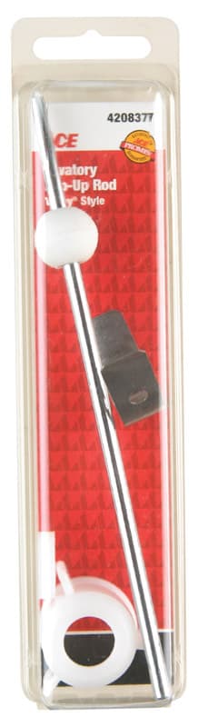 Ace 1/5 in. Chrome Plastic Pop-Up Rod - Ace Hardware