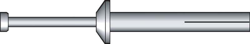 Hillman 1/4 in. D X 1 in. L Steel Mushroom Head Hammer Drive Anchor 100 ...