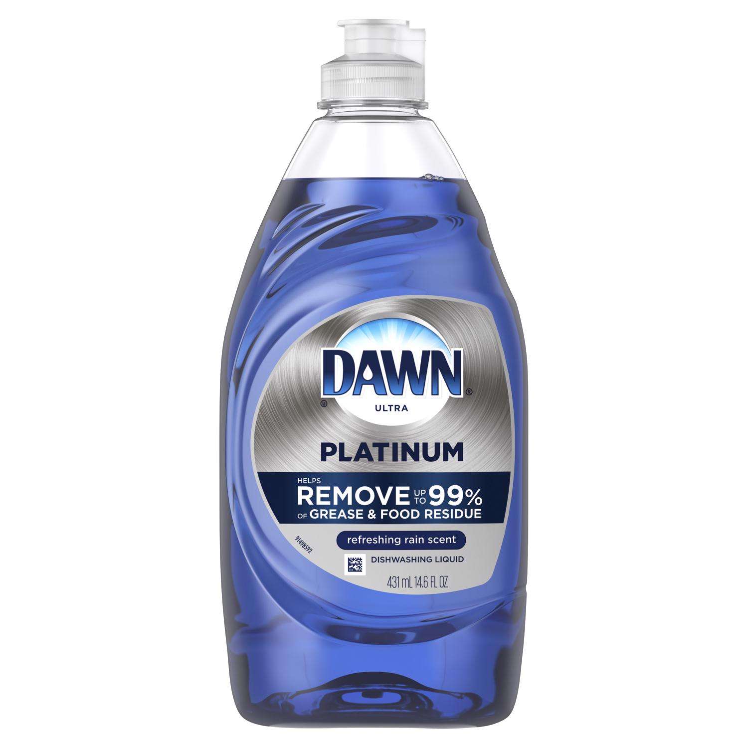 Dawn Ultra Platinum Refreshing Rain Scent Liquid Dish Soap 14.6 oz 1 pk ...