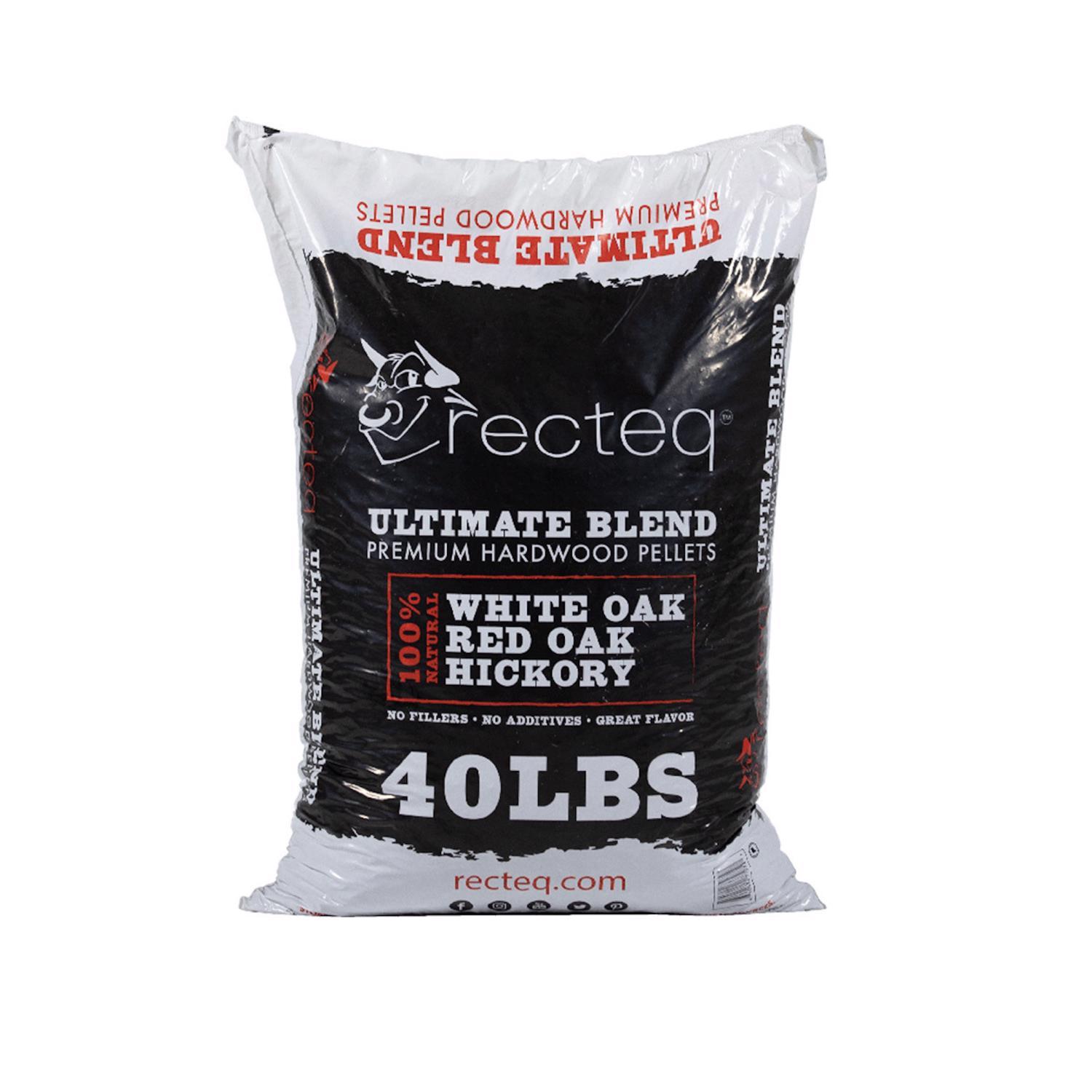 Recteq Hardwood Pellets All Natural White Oak/Red Oak/Hickory 40 lb Mfr ...