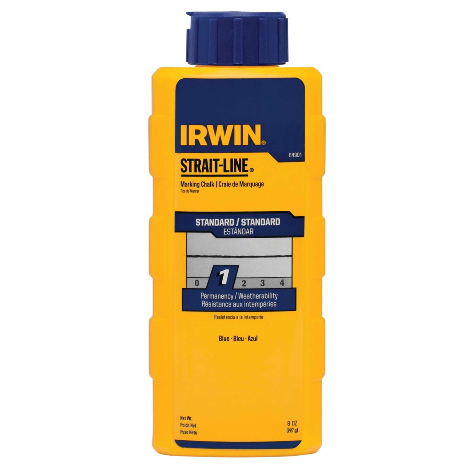 Irwin Strait-Line 8 oz Standard Marking Chalk Blue 1 pk - Ace Hardware