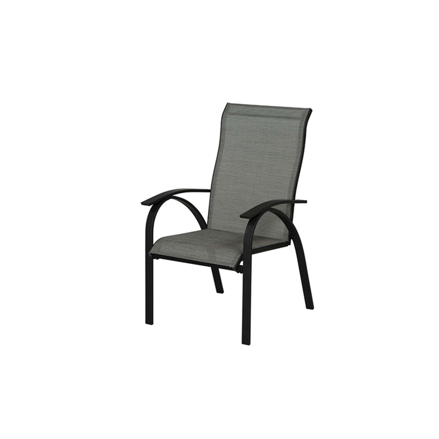 Living Accents Roscoe Black Steel Frame Sling Chair - Ace Hardware