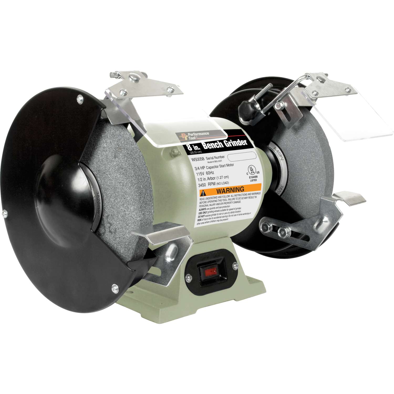 Performance Tool 8 in. Bench Grinder 3/4 HP - Ace Hardware