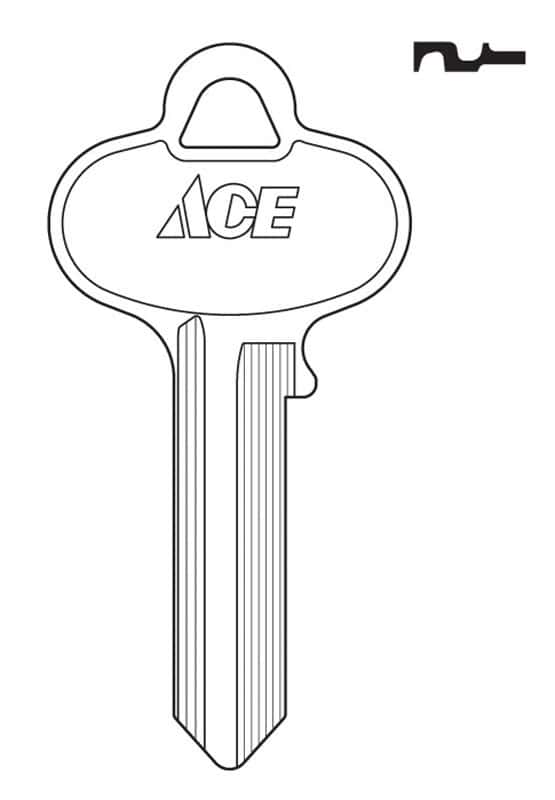 HILLMAN House/Office Key Blank Single For Segal Locks Mfr# 86358 - Ace ...