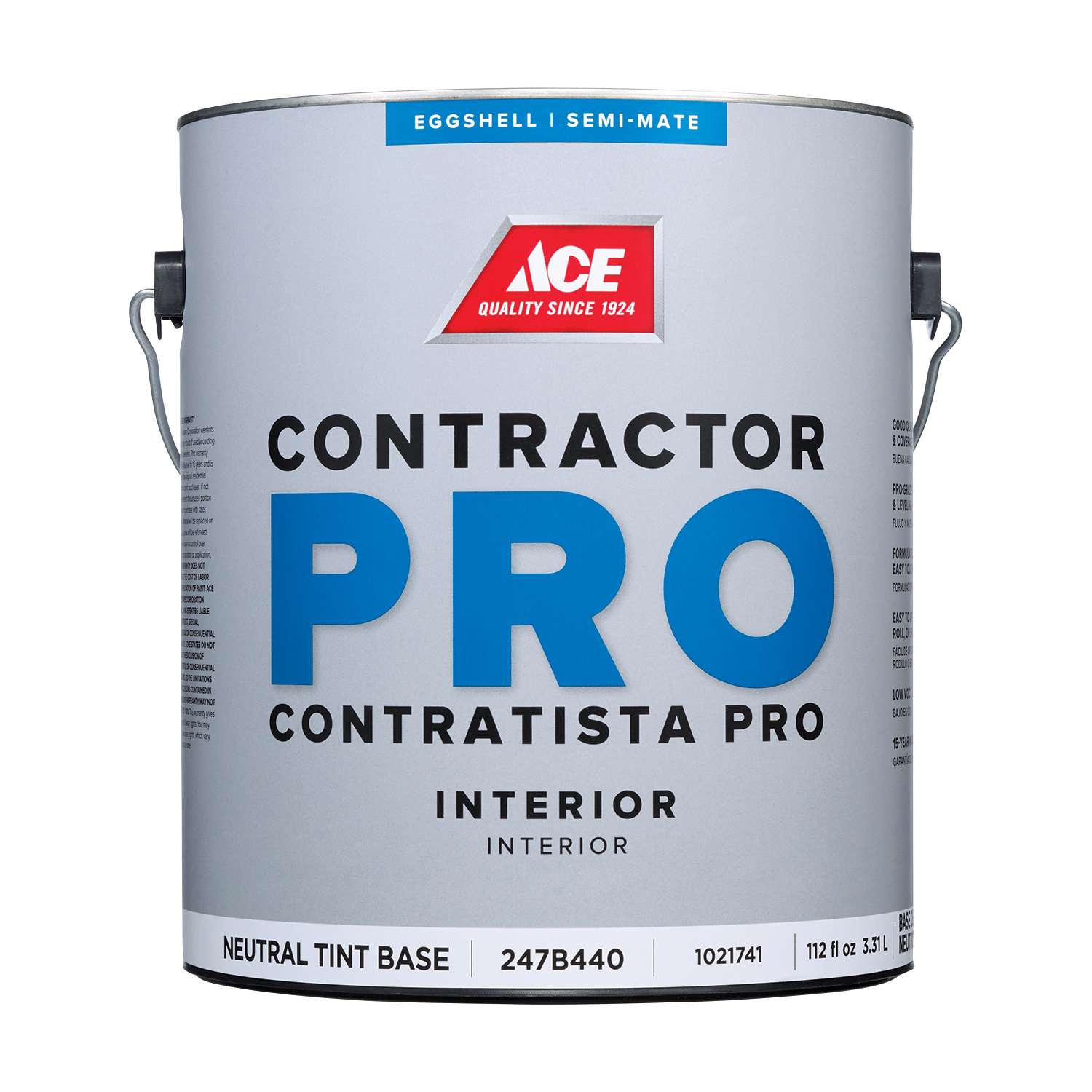 C+K Contractor Pro Eggshell Tint Base Tint Base Paint Interior 1 gal ...