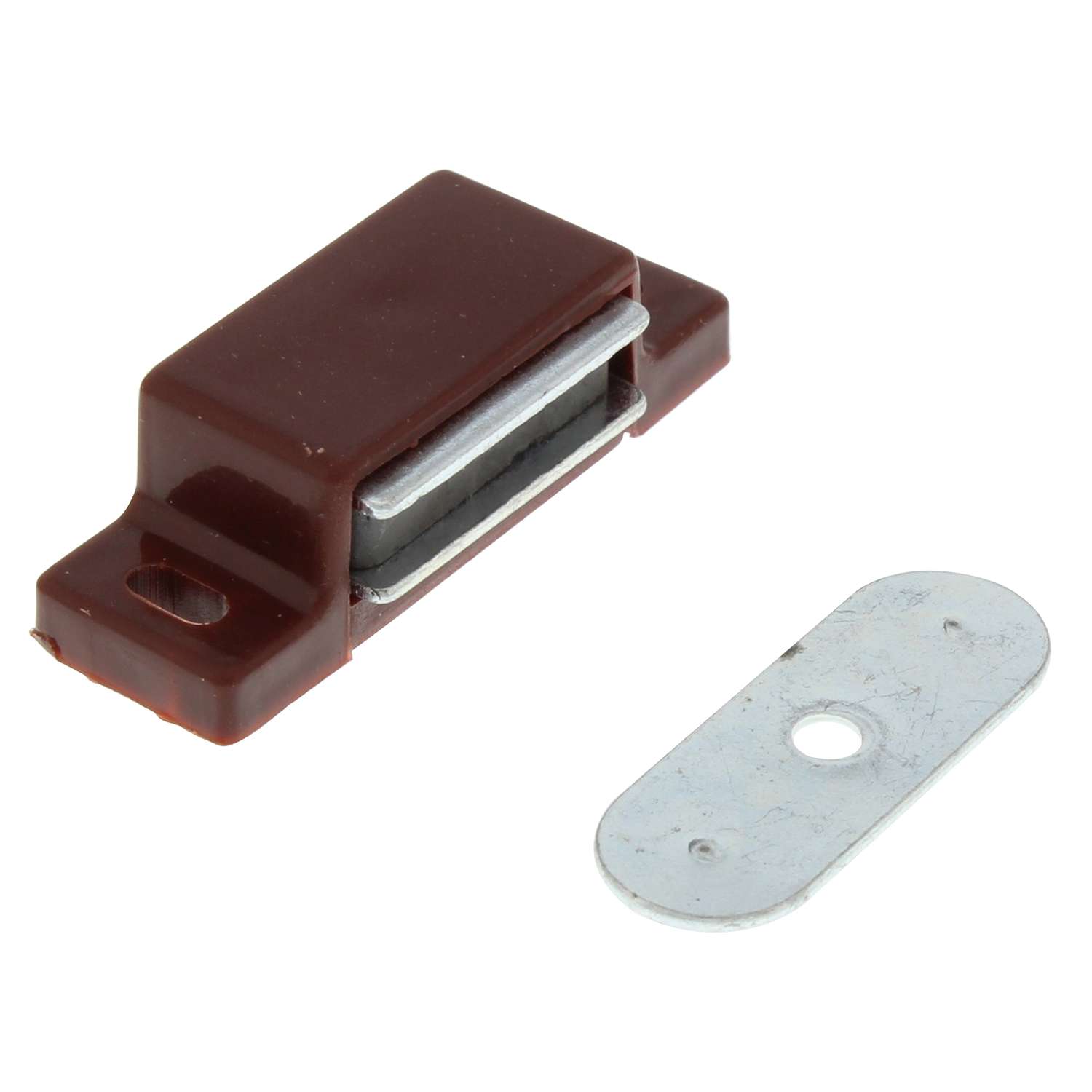 Ultra Hardware Semi-Gloss Brown Plastic Magnetic Latch - Ace Hardware