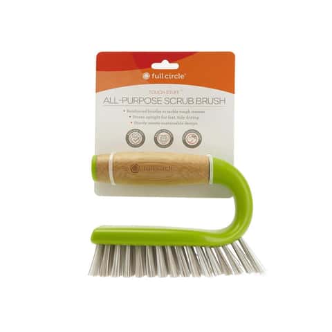 Full Circle Tough Stuff 3.82 in. W Bamboo Handle Scrub Brush - Ace Hardware
