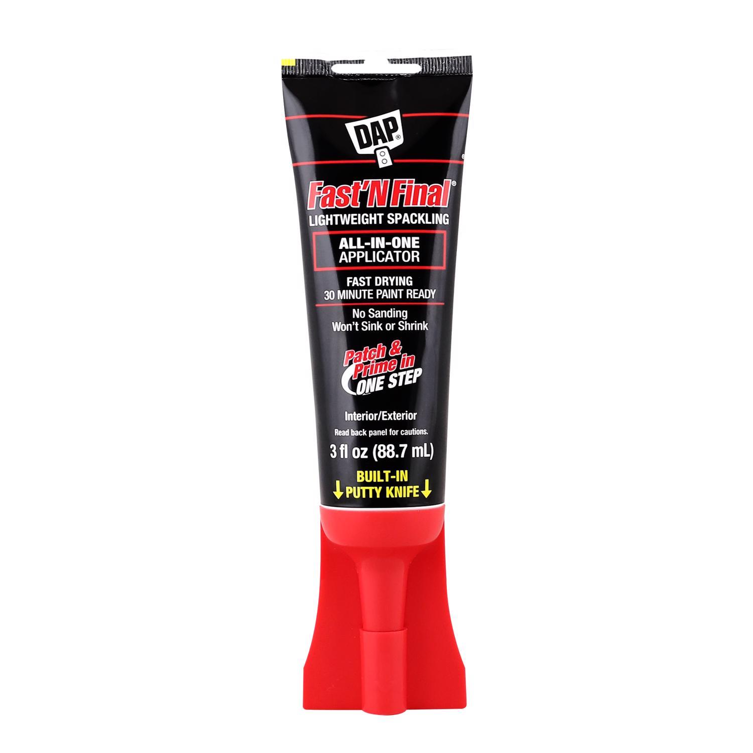 DAP Fast 'N Final Ready to Use Off-White Lightweight Spackling Compound ...
