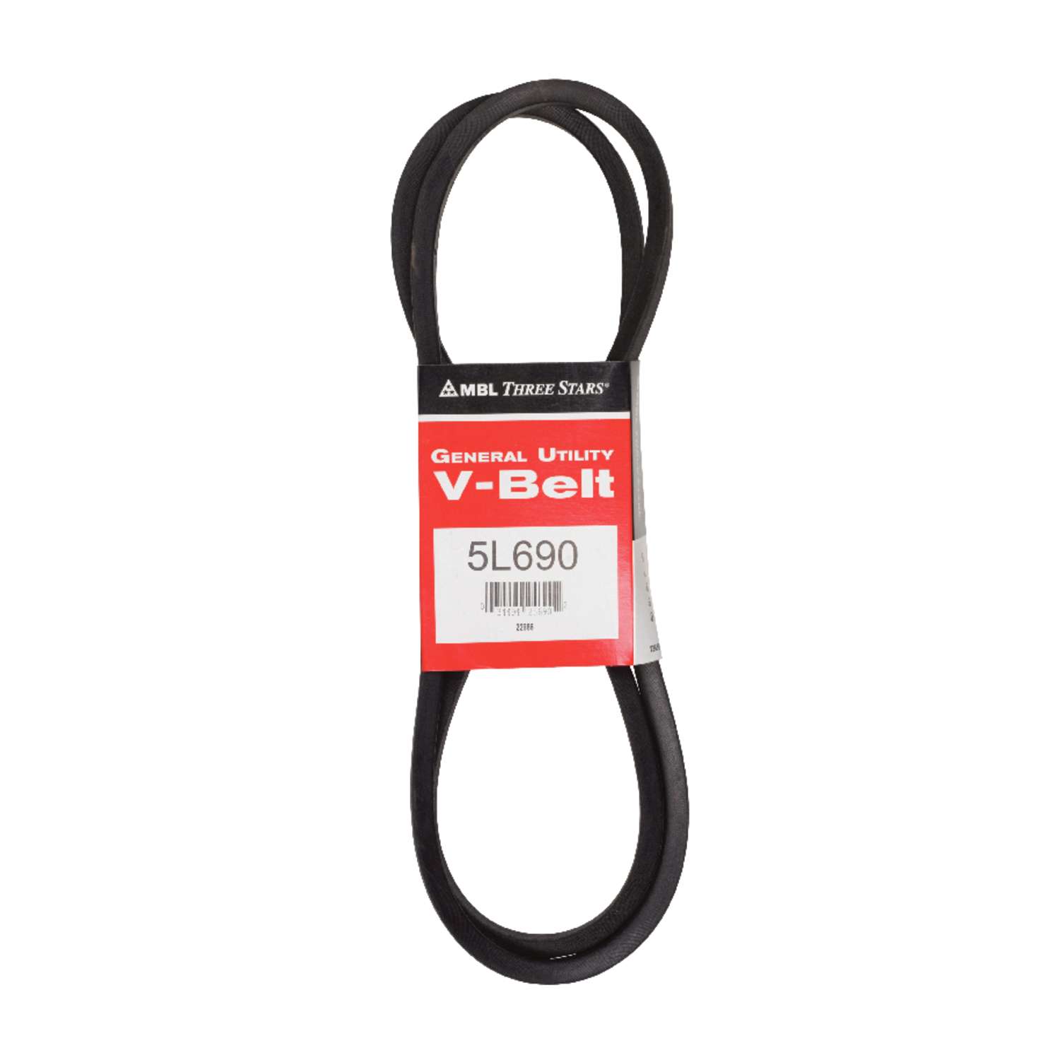 Mitsuboshi FHP 5L690 General Utility V-Belt 0.63 in. W X 69 in. L For ...