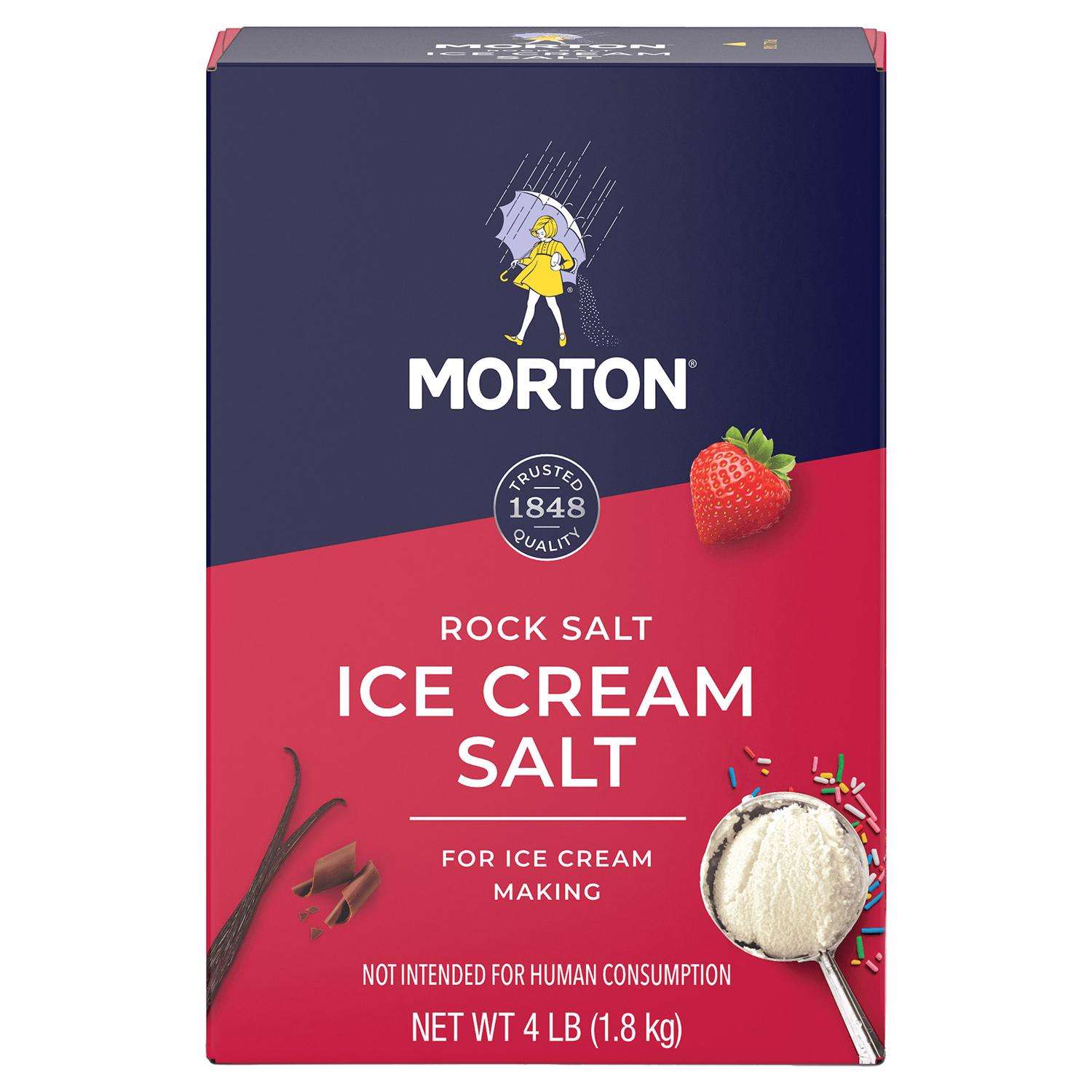 Morton Salt Ice Cream Salt 4 lb Boxed Concentrated - Ace Hardware