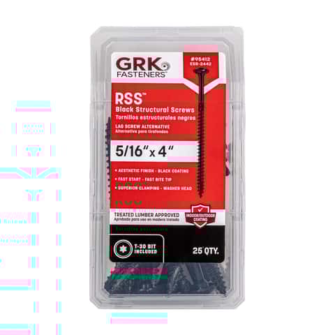 GRK Fasteners RSS 5/16 or No. 15 in. X 4 in. L Star W-Cut Structural ...
