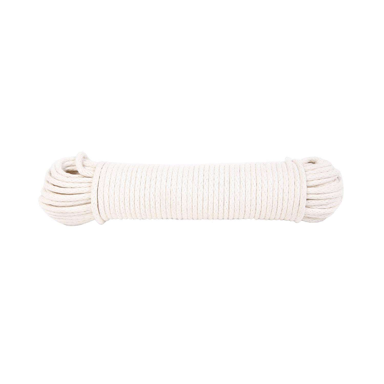 Koch 7/32 in. D X 100 ft. L Natural Solid Braided Cotton Clothesline ...