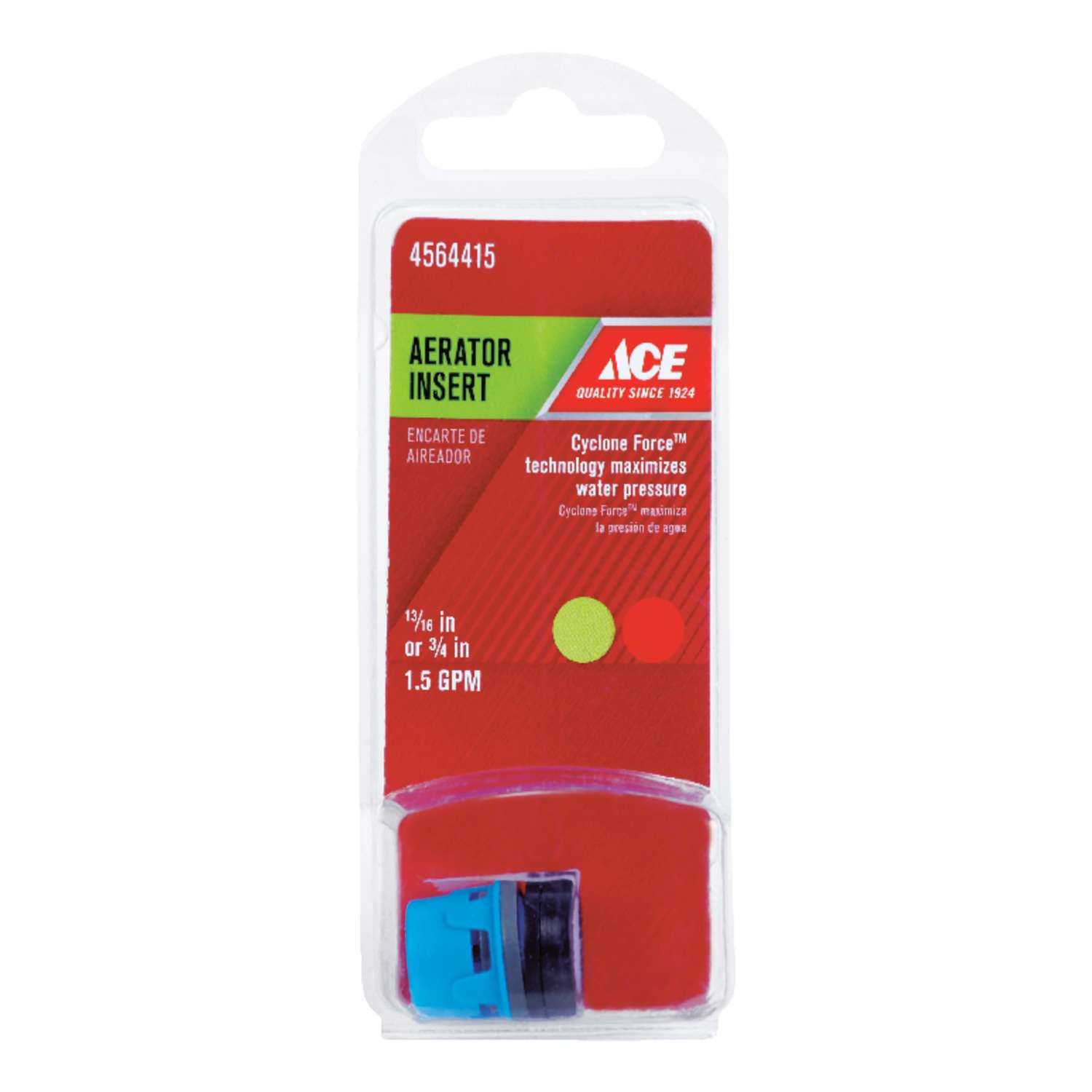 Ace Dual Thread Blue Recessed Aerator Insert - Ace Hardware