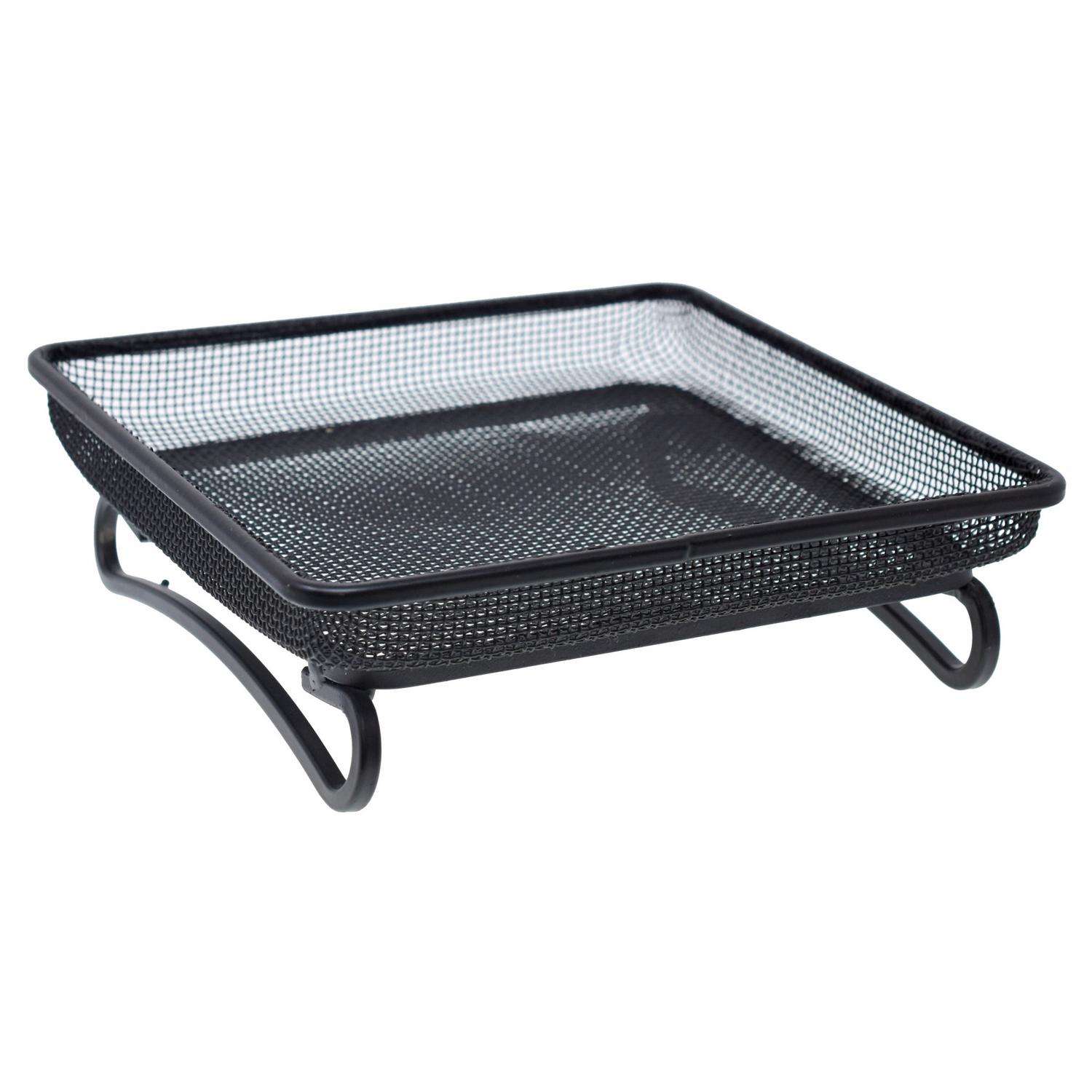 Backyard Essentials Wild Bird and Finch Steel Deck and Ground Tray Bird ...