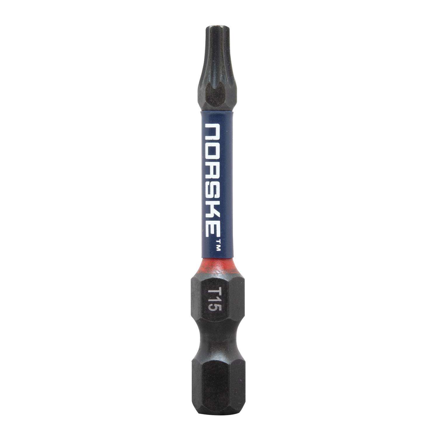 Norske Torx T15 X 2 in. L Impact Torsion Bit S2 Tool Steel 1 each Mfr ...