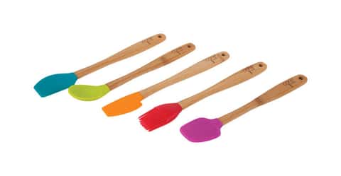 Core Kitchen Assorted Bamboo/Silicone Mini Utensil Set - Ace Hardware