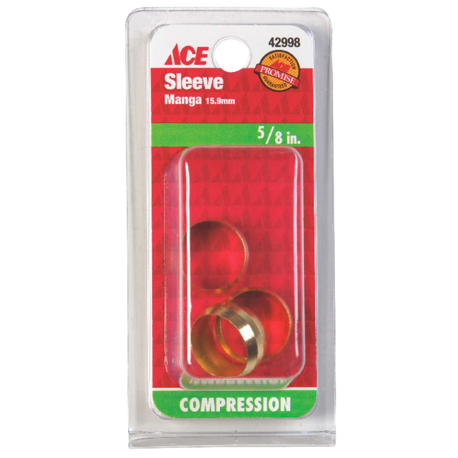 Ace 5/8 in. Compression Brass Sleeve - Ace Hardware