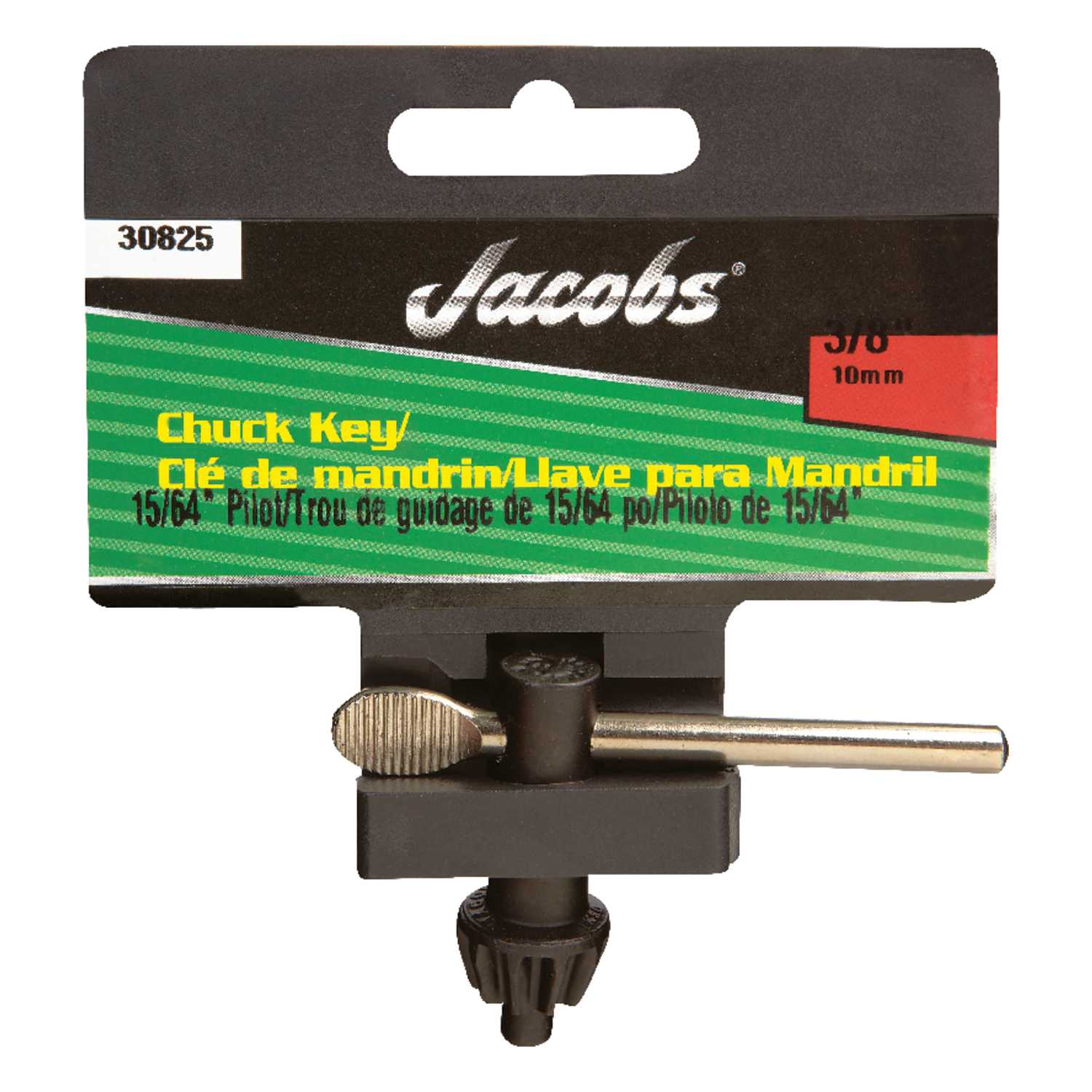 Jacobs 1/2 in. x 1/4 in. K30 Chuck Key T-Handle Steel 1 pc. - Ace Hardware