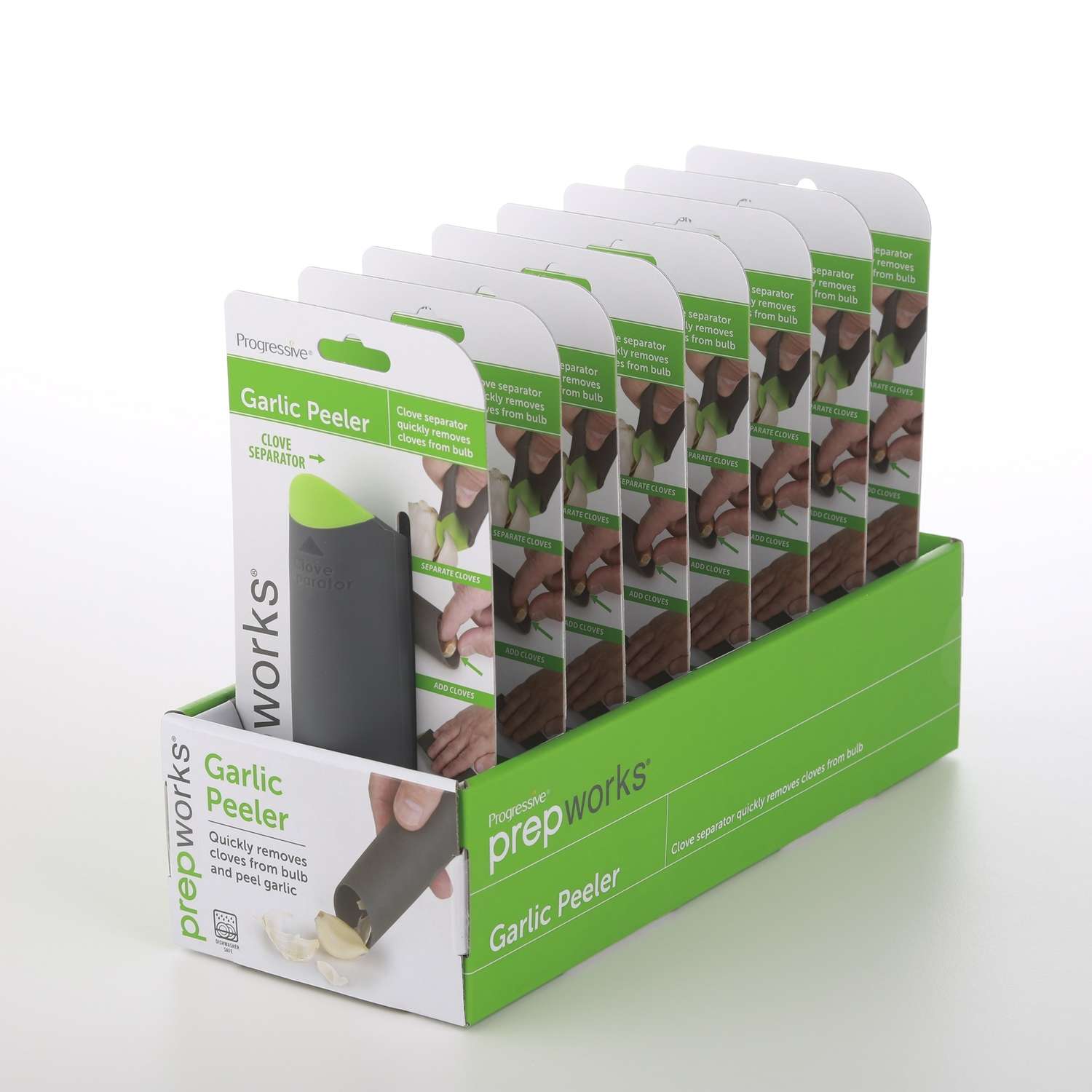 Progressive Prepworks Gray/Green Nylon/Silicone Garlic Peeler - Ace ...