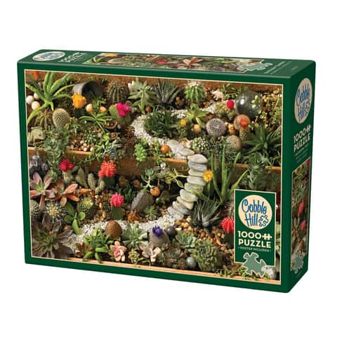 Cobble Hill Succulent Garden Jigsaw Puzzle Cardboard 1000 pc - Ace Hardware