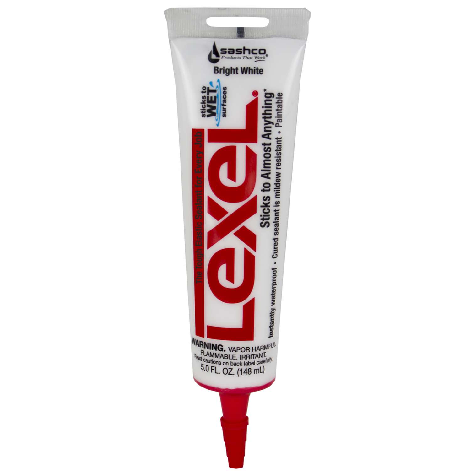 Sashco Lexel White Synthetic Rubber All Purpose Caulk 5 oz - Ace Hardware