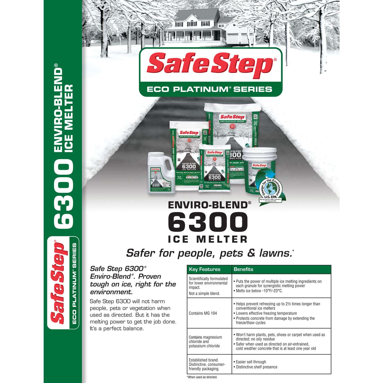 Safe Step 6300 MG 104 Ice Melt 25 lb. Granule - Ace Hardware