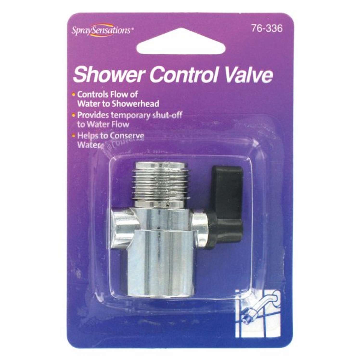 PlumbCraft Chrome Shower Flow Control - Ace Hardware