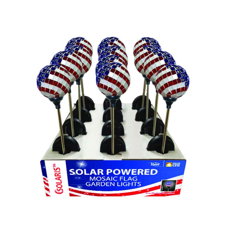 Alpine Multi-color Mosaic Outdoor Stake - Ace Hardware