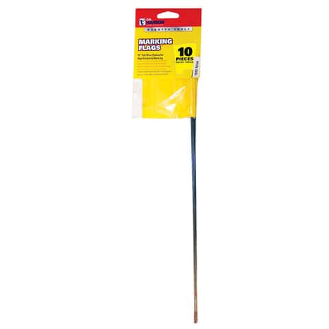 C.H. Hanson 15 in. Yellow Marking Flags Polyvinyl 10 pk - Ace Hardware