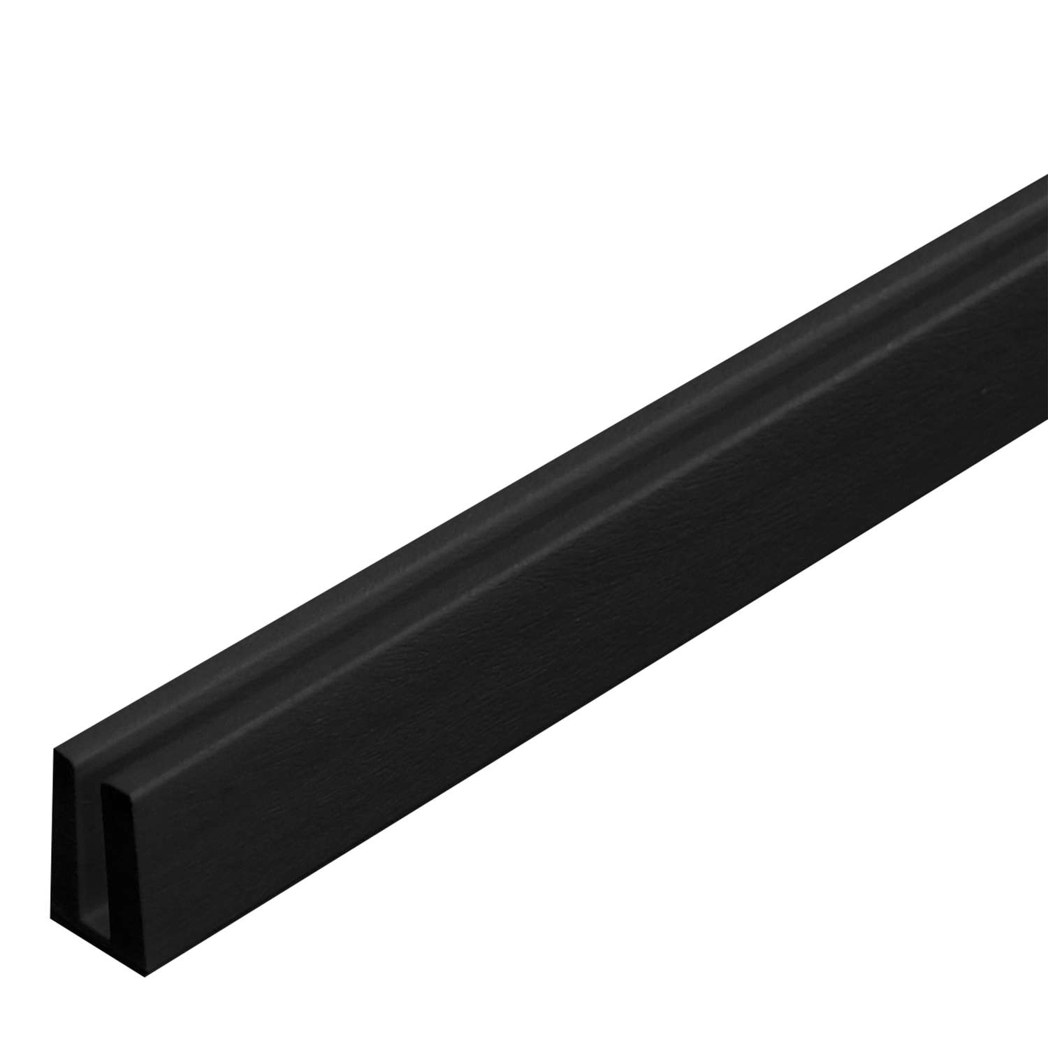 Barrette Outdoor Living .75 in. W X 96 in. L Black Vinyl Lattice Cap ...