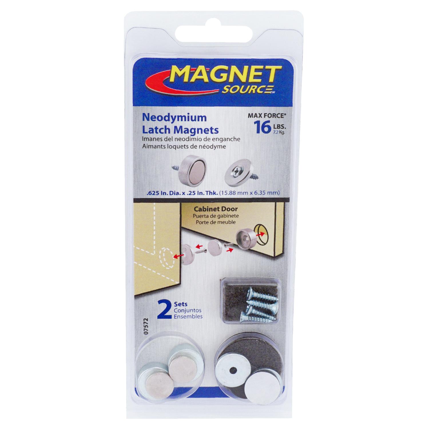 Strong Hold Magnet Master Magnetics 07575 Ceramic Latch Magnet - 25 ...
