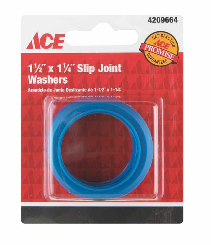 Ace 1-1/4 in. Dia. Plastic Slip Joint Washer 2 pk - Ace Hardware