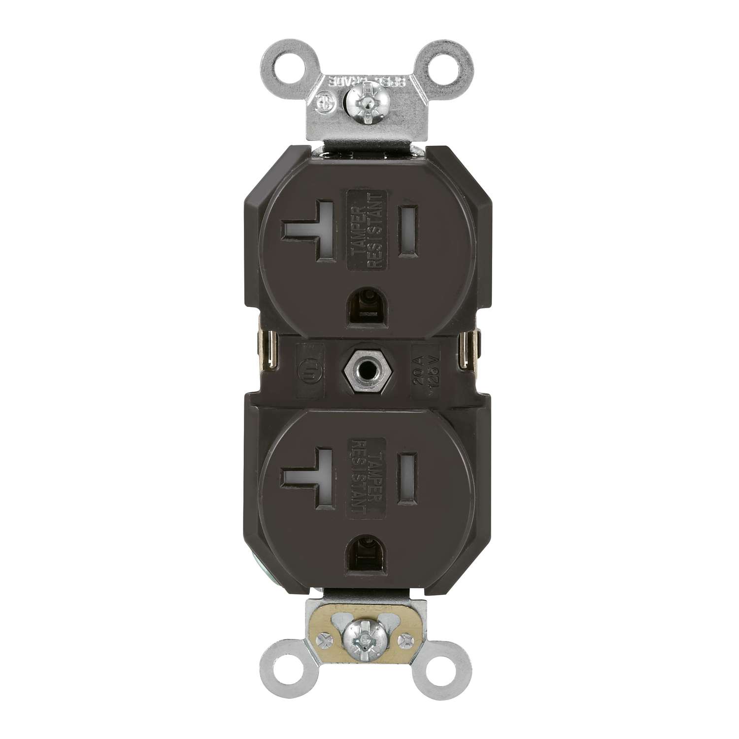 Leviton 20 amps 125 V Duplex Brown Outlet 5-20R 1 pk - Ace Hardware