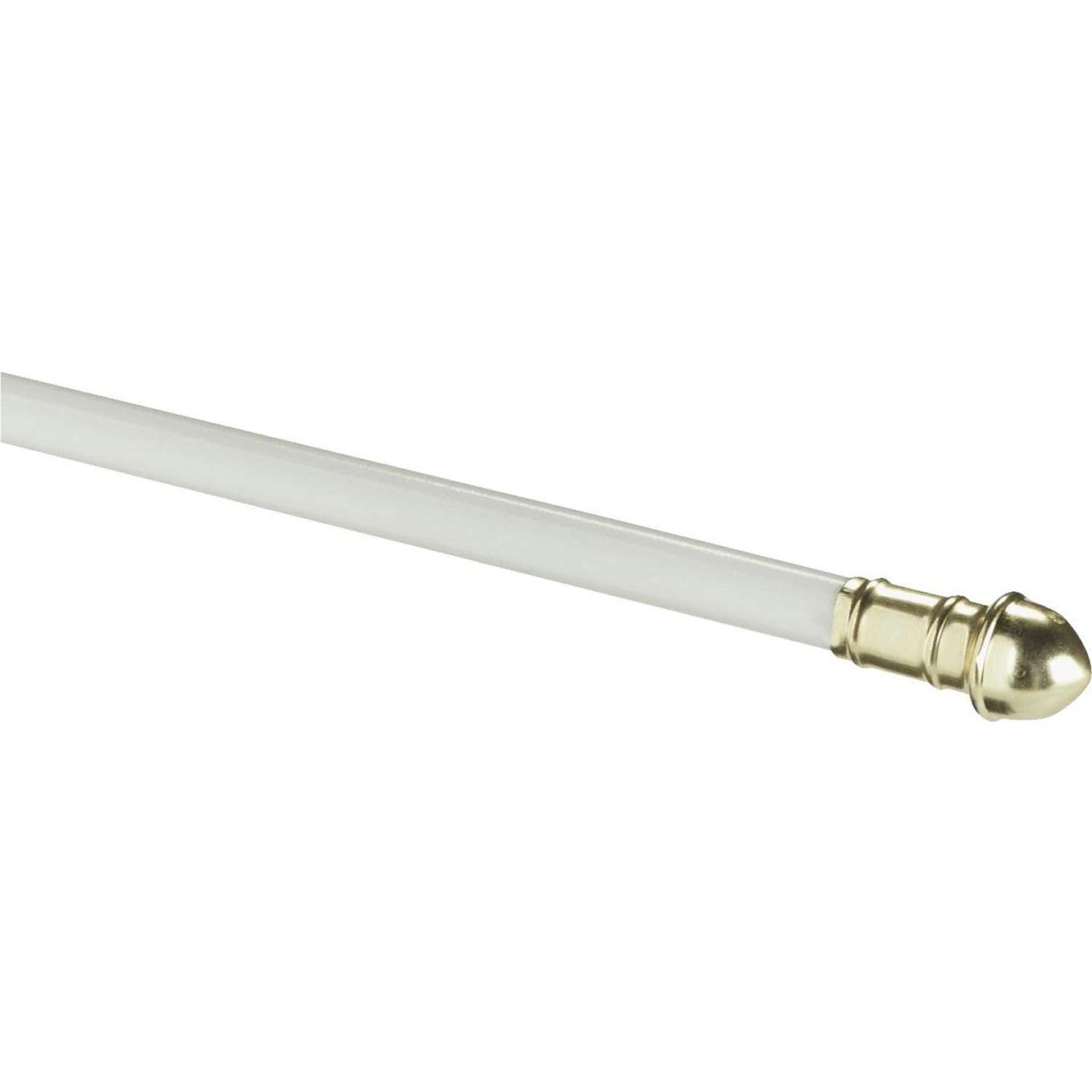 Kenney Dresden White Cafe Rod 48 in. L X 84 in. L - Ace Hardware