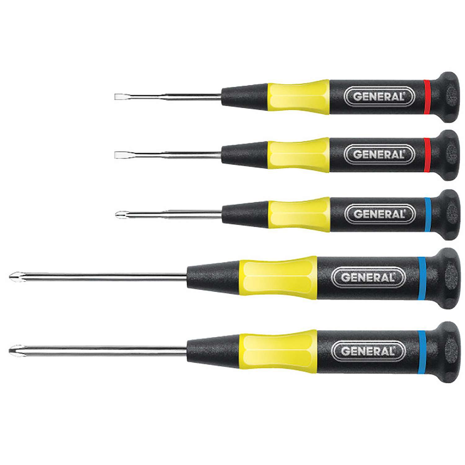 General Multi-Bit Screwdriver Set 5 pc - Ace Hardware