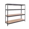 Ar Shelving Garage Series 71 in. H X 59.4 in. W X 18 in. D Metal ...