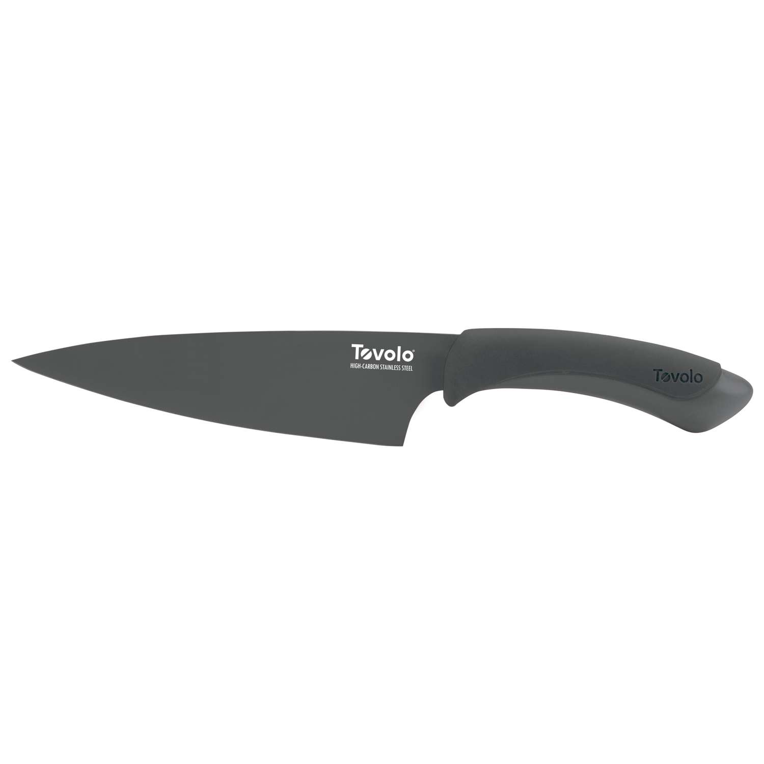 Tovolo Charcoal Rubber/Steel Chef Knife Mfr# 14011-200 - Ace Hardware